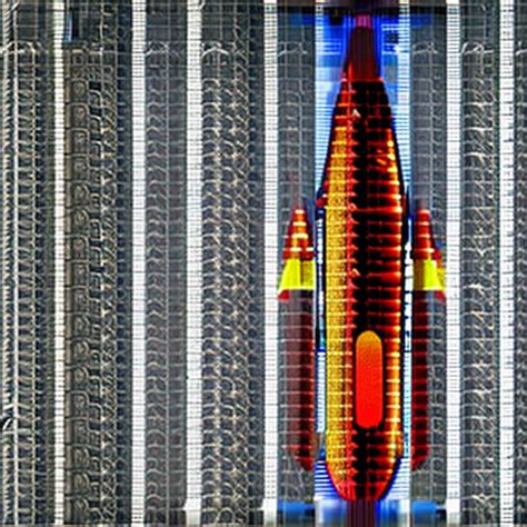 Stable Diffusion Prompt Massive Rocket Ship During Its L