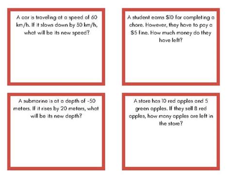 Integers Adding Subtracting Task Cards By Heidi Ravenscraft TPT