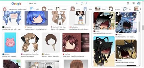 How The Fuck Are These Related To Gacha Hairs Rdeviantarthell