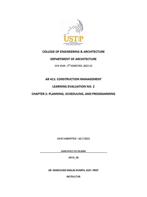 chapter 2 assignment pdf project management business