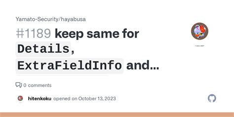 Keep Same For Details ExtraFieldInfo And AllFieldInfo Value Issue Yamato