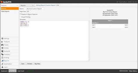 9 1 1 custom report templates sambapos knowledgebase