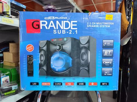 Db Audio 2 1 Ch Multimedia Speaker System Grande Sub 2 1 Hmr Shop N Bid