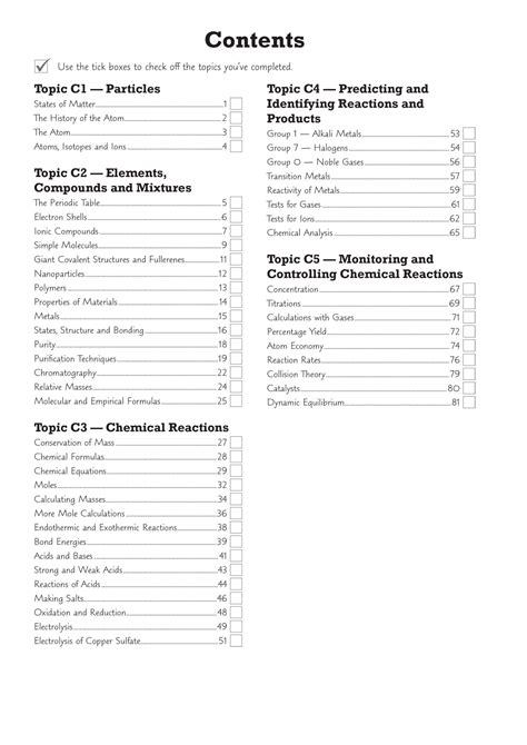 Gcse Chemistry Ocr Gateway Exam Practice Workbook Cgp Books
