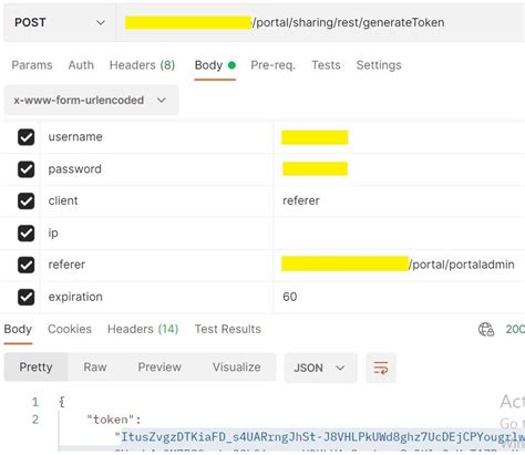 generate access token with arcgis rest api in arcg esri community