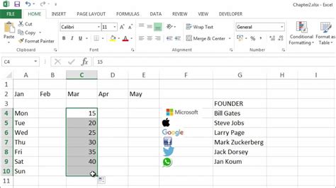 excel autofill and flashfill youtube
