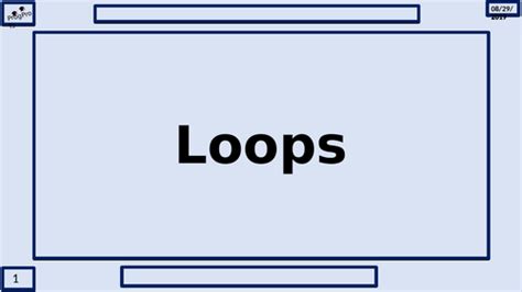 Loops Definite And Indefinite Teaching Resources