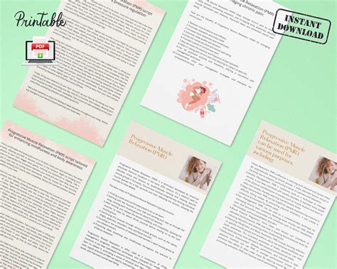 Progressive Muscle Relaxation Pmr Script Collection Ready To Use Scripts Pmr Scripts Guided