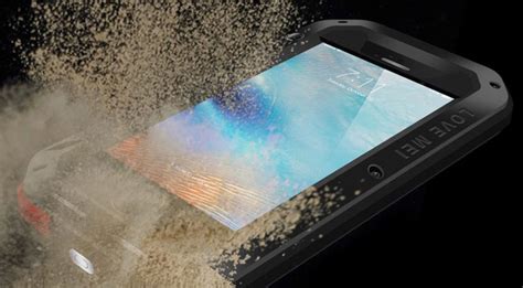 Love Mei Powerful Iphone Se Protective Case Black