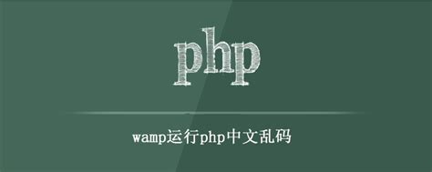 wamp運行php中文字亂碼 php問題 php中文網
