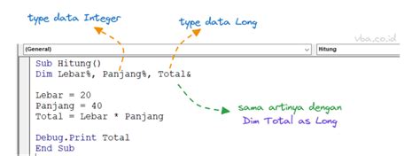 Type Characters Vba Co Id
