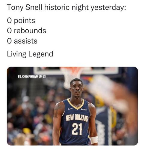 The Tony Snell Game Tony Snell 0 Point Game Tony Snell 2017 Vs
