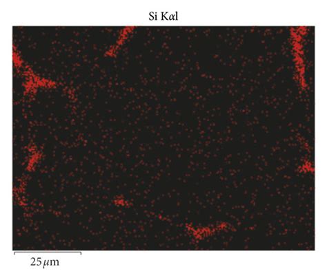 Sem Image And Eds Map Of Si For The Brazed Specimen Download