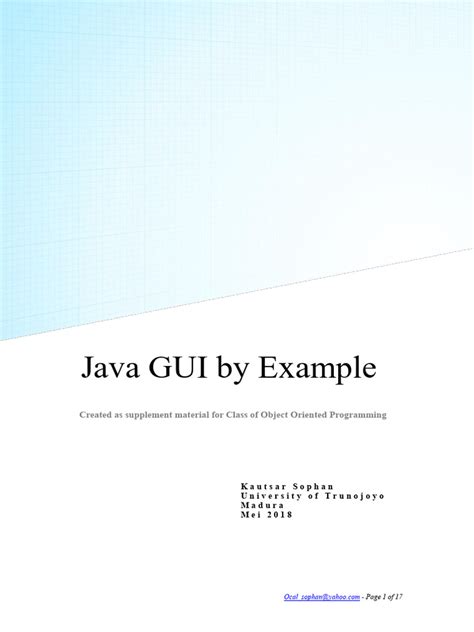 Tutorial Gui Java Edit Pdf