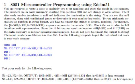 1 8051 Microcontroller Programming Using Edsim51 You