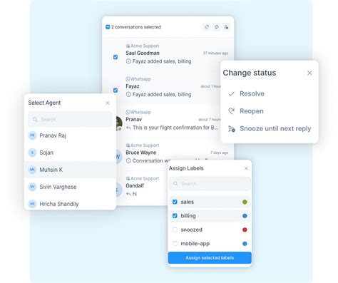 Bulk Actions Snypto Crm