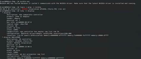 nvidia smi command can not communicate with the nvidia driver drivers