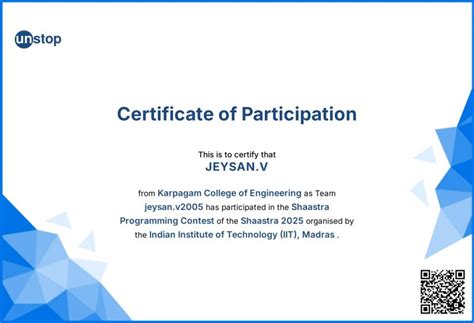 Jeysan V On Linkedin Programming Coding Iitmadras Learning Participation