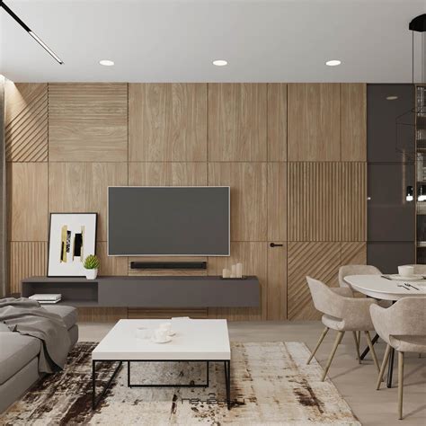 Дизайн интерьера гостиной в четырехкомнатной квартире в современном стиле Цвета … Modern