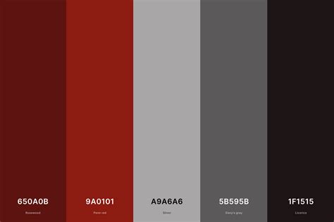 25 Best Red Color Palettes With Names And Hex Codes Creativebooster