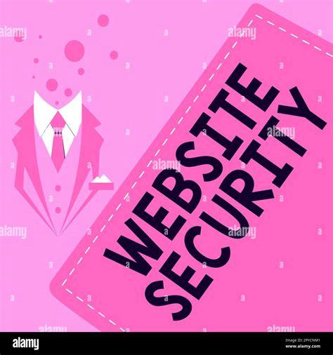 sign displaying website security business approach critical component