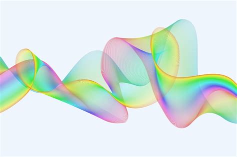 Premium Photo Wave Line Effect Background And Wallpaper