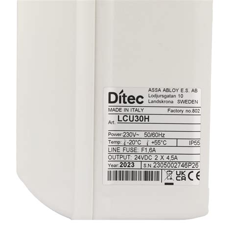 Ditec Lcu30h Control Board And Ip55 Box Wholesale Garage Doors