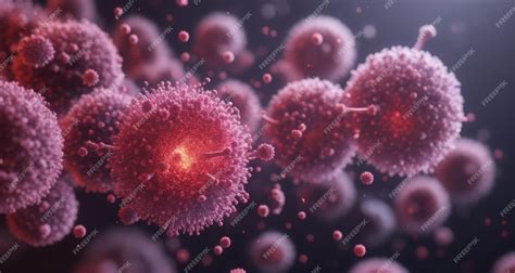 Premium Photo Microscopic View Of A Virus Particle