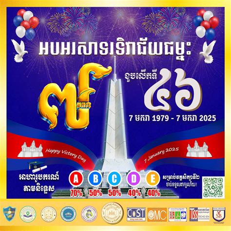 The University Of Cambodia 🎉👏អបអរសាទរ ខួបអនុស្សាវរីយ៍លើកទី៤៦ ទិវាជ័យជម្នះ ៧ មករា ១៩៧៩ ៧ មករា