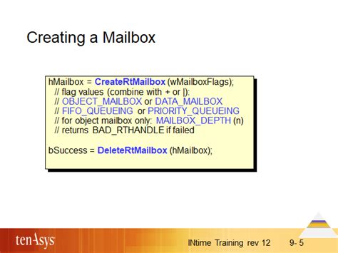 Creating A Mailbox