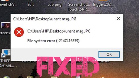How To Fix File System Error For All Windows