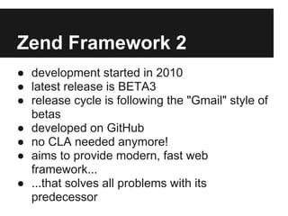 Zend Framework 2 Basic Components PDF