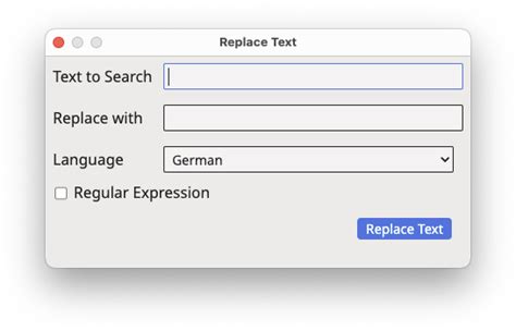 Search Replace Text