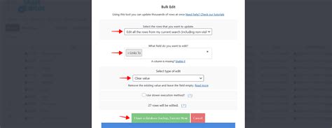 Bulk Edit Redirection Links On Pages Posts Custom Post Types