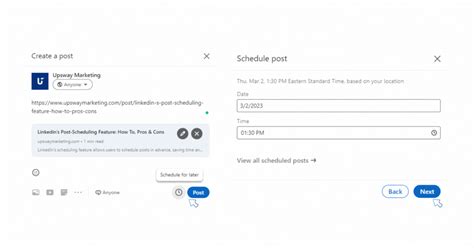 Linkedins Post Scheduling Feature How To Pros Cons