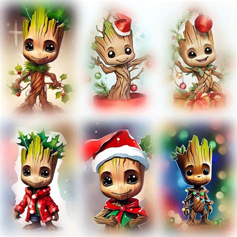 Digital Printable Christmas Tags Groot Christmas Etsy Christmas