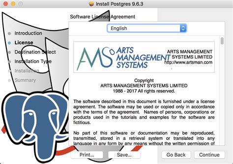 Theatre Manager Manual Postgres Installation