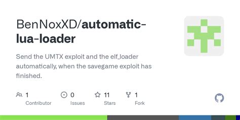 Github Bennoxxdautomatic Lua Loader Send The Umtx Exploit And The