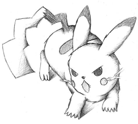 Pikachu Sketch At Explore Collection Of Pikachu Sketch