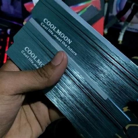 jual bebas ongkir heatsink ram a rgb argb addressable led aura coolmoon ddr2 ddr3 ddr4