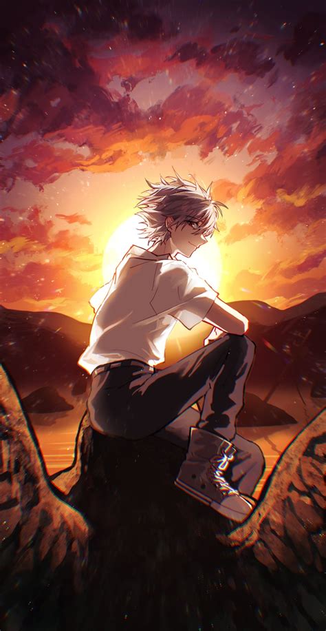 Nagisa Kaworu Neon Genesis Evangelion And More Drawn By Kika Danbooru