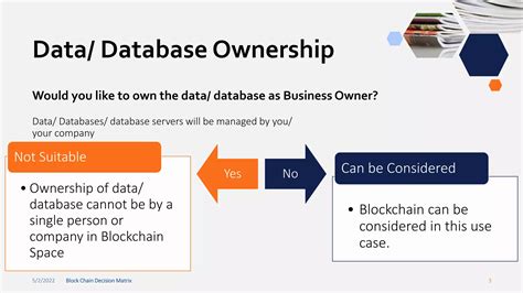 Blockchain Decision Matrix Pptx Technology Industry Industries