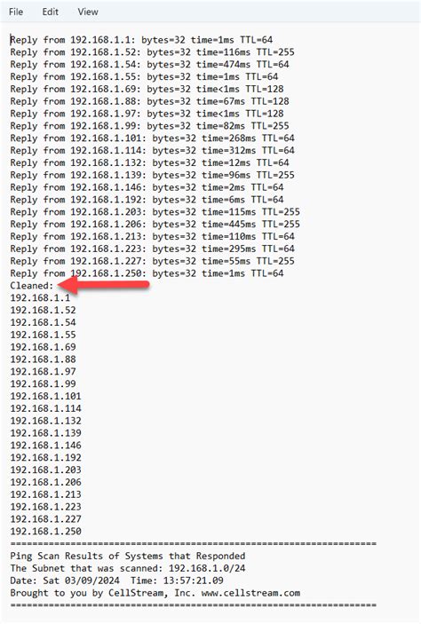 How To Discover What Is On Your LAN IPv4 And IPv6 Or WLAN Option 2 CellStream Inc