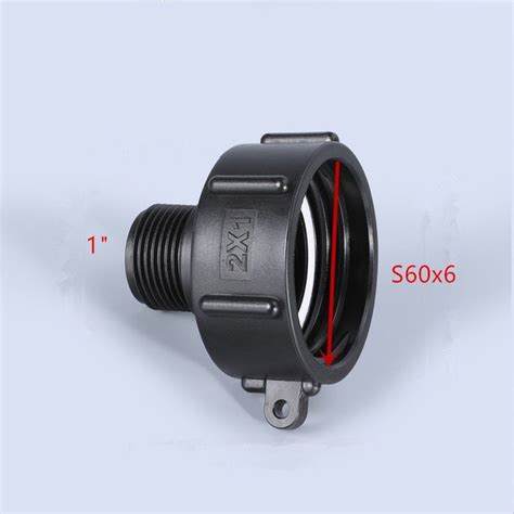 Переходник для Еврокуба 2" (D60мм)x 1"(Наружная резьба) купить на OZON ...