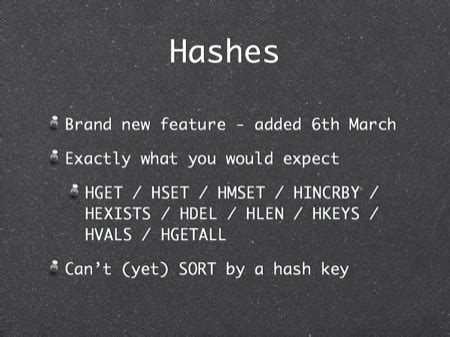 Redis Tutorial April By Simon Willison