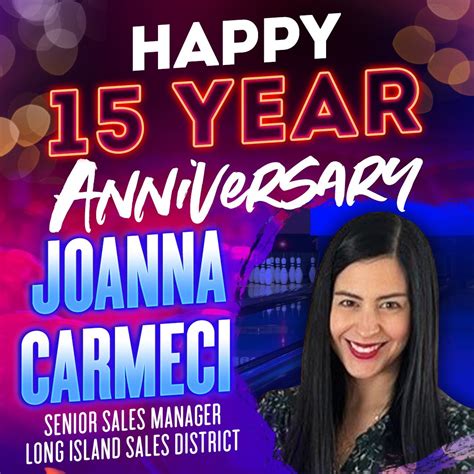 Joanna Carmeci on LinkedIn: 15 Years! Proud to be a part of a company that enables me to grow and…