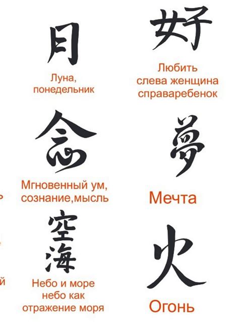 Татуировка китайские иероглифы и их значение - все, что нужно знать ...