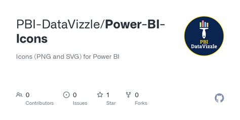 Github Pbi Datavizzle Power Bi Icons Icons Png And Svg For Power Bi