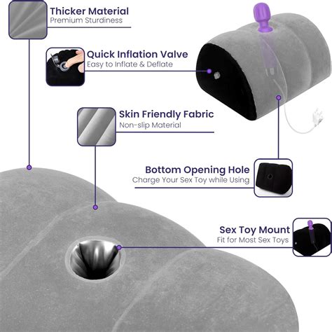 Inflatable Dildo Mount Pillow 2 In 1 Sex Furniture Vixen Nova Network