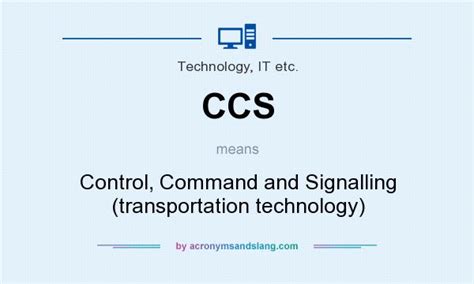 CCS Control Command And Signalling Transportation Technology In Technology IT Etc By
